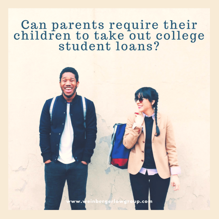 Can student loans be required to reduce parental college tuition ...