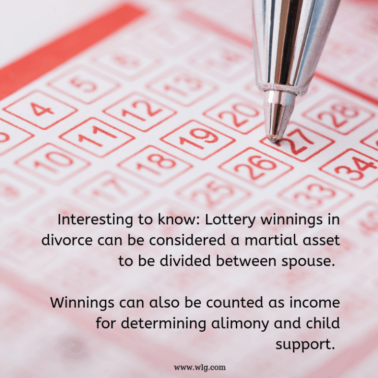 Who gets the lottery winnings in the divorce? - Latest Divorce Child ...